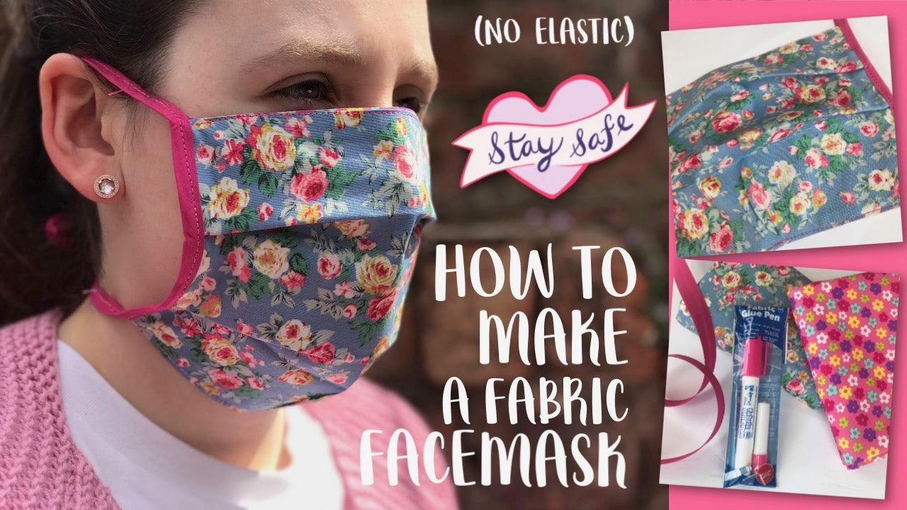 A short video tutorial to demonstrate how to sew a simple face mask