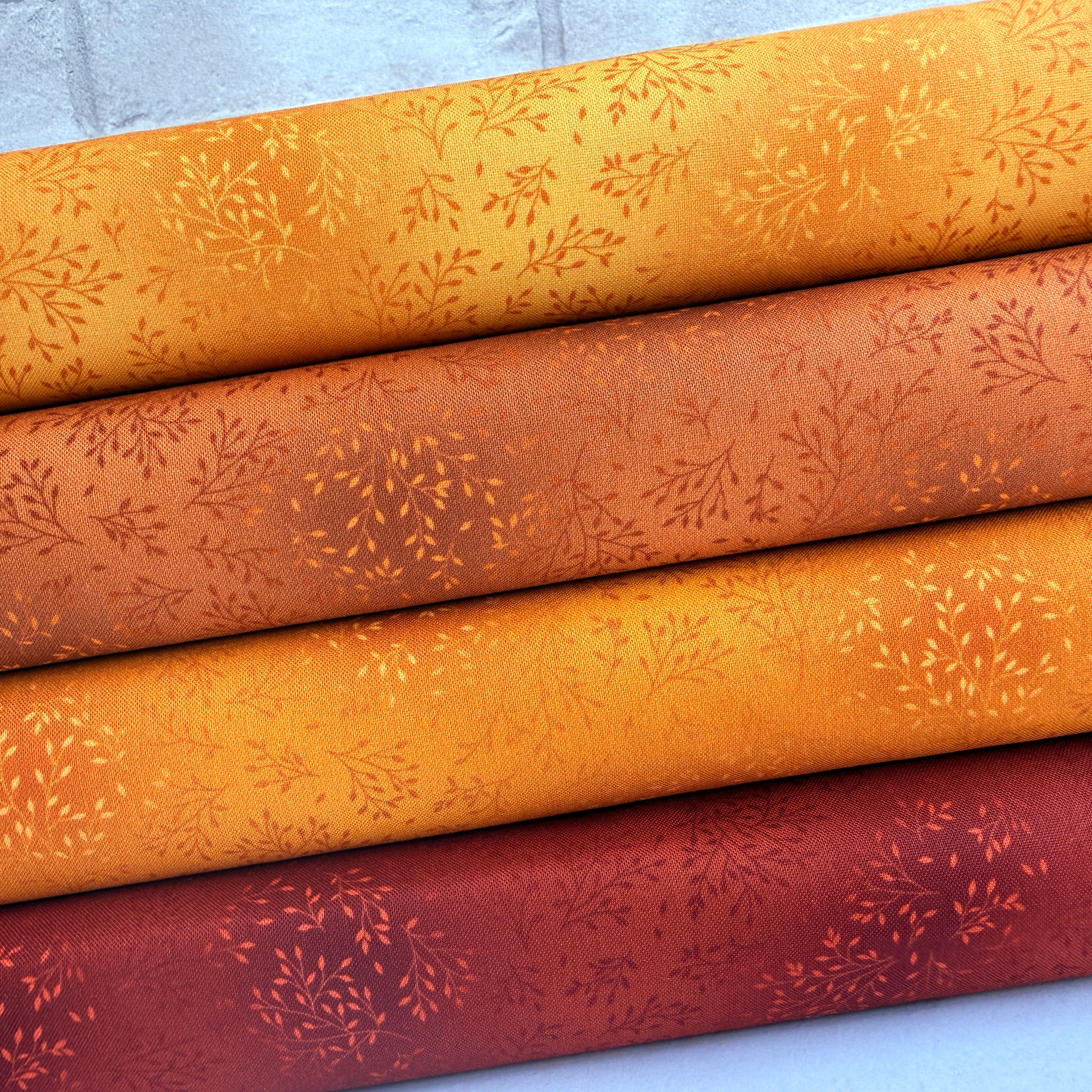 4 Piece Sunrise Bloom & Blend Fat Quarter Bundle 100% Premium Cotton F