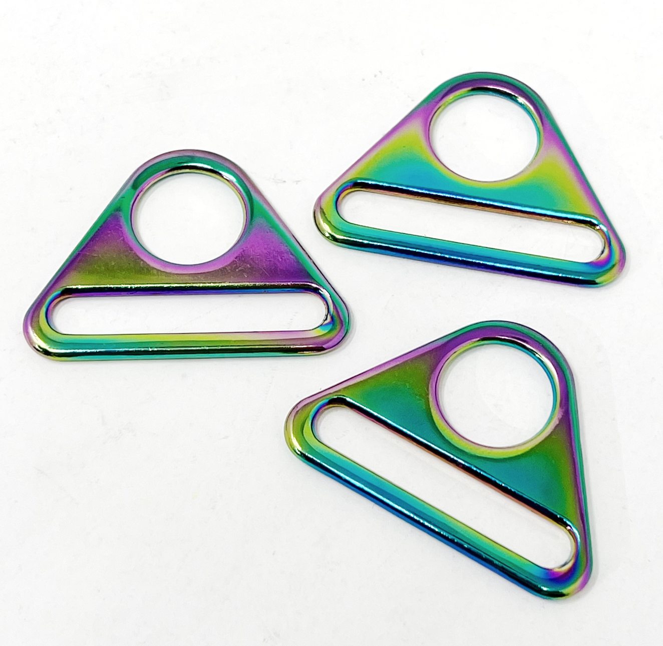 Rainbow Triangle Connectors - 38mm - Sold Individually