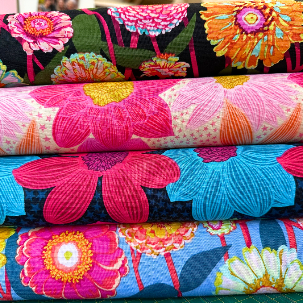 Jumpstart 4 Piece Fat quarter Bundle 100% Premium Cotton Fabrics